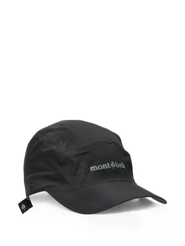 MONTBELL Logo-print Panelled Cap - Black
