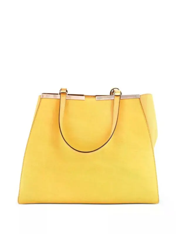 Fendi Leather Large Tote Bag