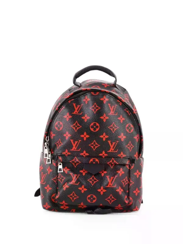 LOUIS VUITTON Palm Springs Limited Edition Monogram Infrarouge Pm Backpack - Black