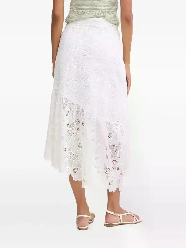 Guess Eyelets Midi Skirt