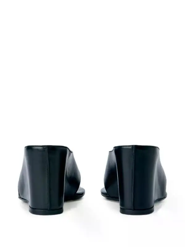 JUDE Yaga Asymmetric Wedge Sandals - Black