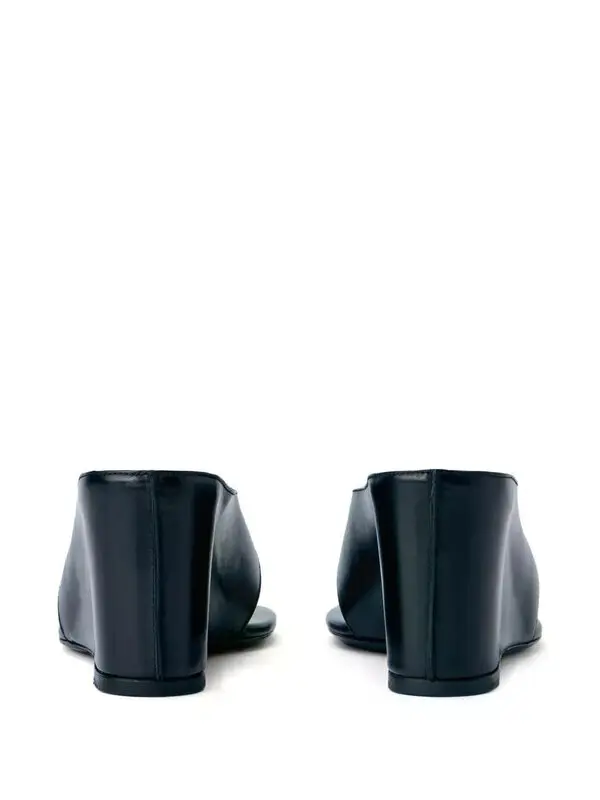JUDE Yaga Asymmetric Wedge Sandals - Black