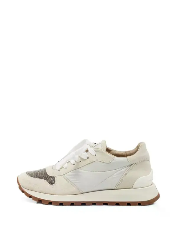 Brunello Cucinelli Monili Mesh Sneakers - Neutrals