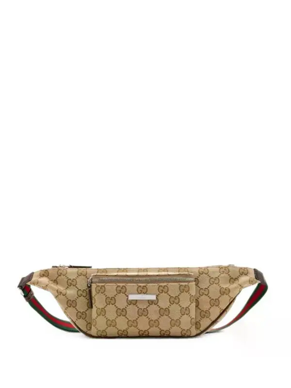 Gucci Gg Supreme Web-stripe Belt Bag