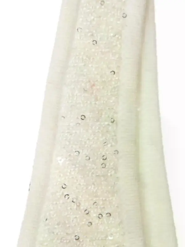 Maje Sequin-embellished A-line Dress