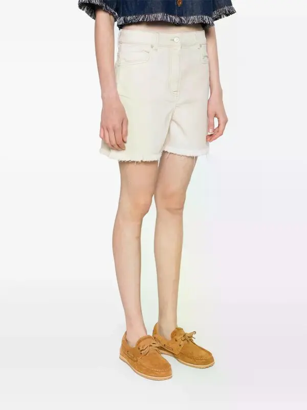 Paul Smith Raw-cut Hem Denim Shorts