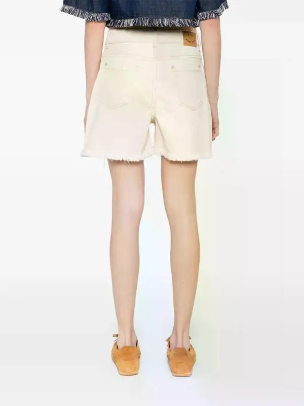 Paul Smith Raw-cut Hem Denim Shorts