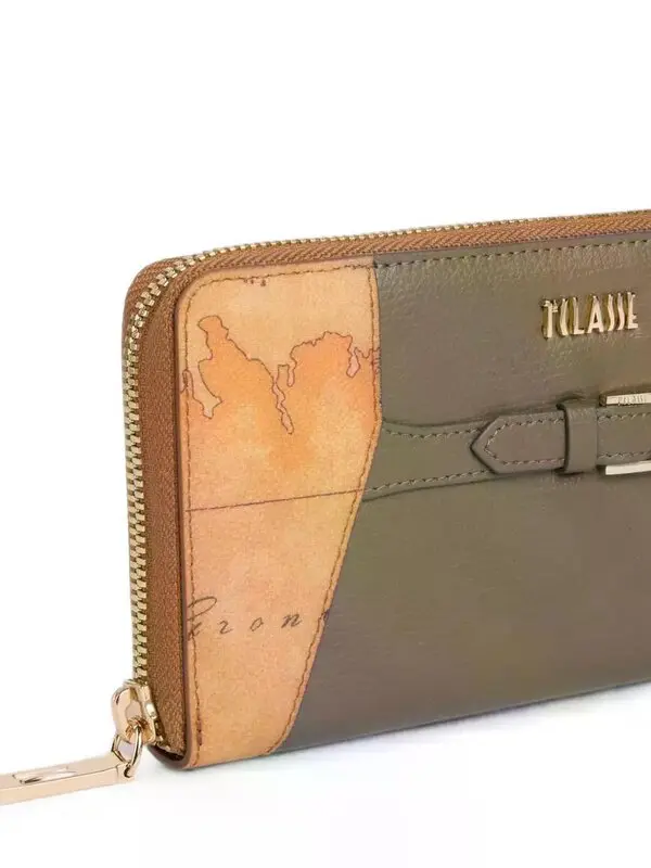 ALVIERO MARTINI 1° CLASSE Geo Saloon Buckled Wallet