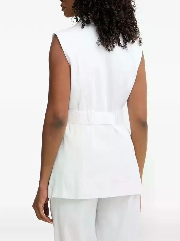 Guess Belted Sleeveless Blazer