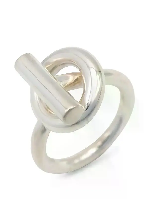 Hermès Echape Mm Knotted Ring
