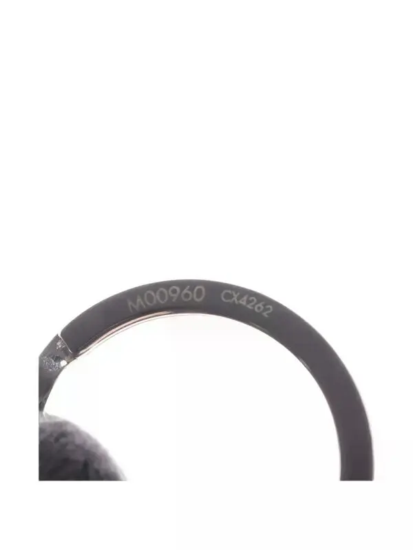 LOUIS VUITTON Monogram Eclipse Vivienne And Car Motif Key Ring