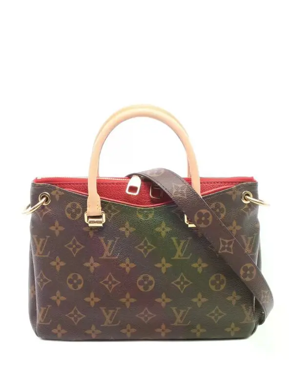 LOUIS VUITTON 2019 Pallas Bb Monogram Tote Bag - Brown
