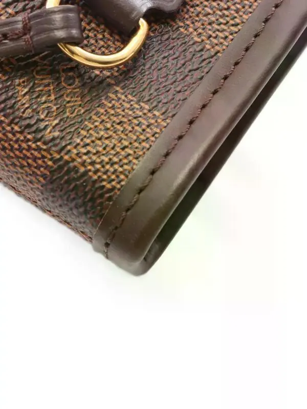 LOUIS VUITTON 2017 Pm Neverfull Damier Ebene Tote Bag