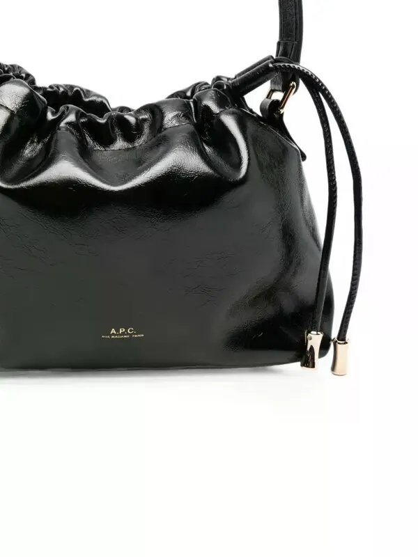A.p.c. Mini Ninon Leather Shoulder Bag