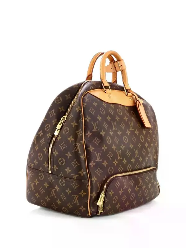 LOUIS VUITTON Evasion Travel Bag Monogram Canvas Mm Satchel - Brown
