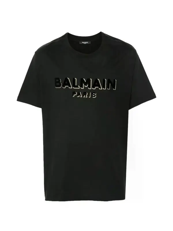 Balmain Logo-print Cotton T-shirt