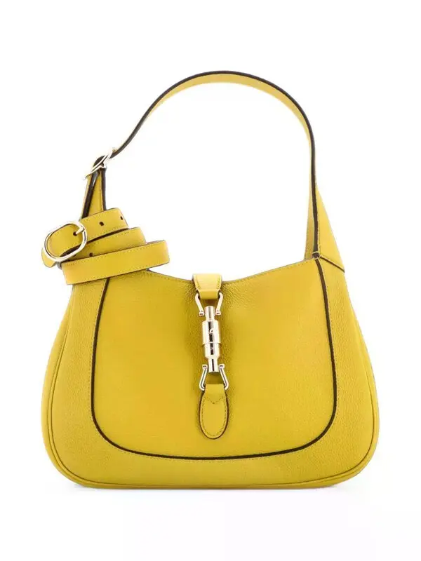 Gucci Jackie 1961 Leather Small Hobo Bag - Yellow