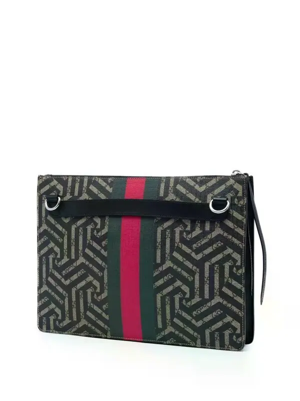 Gucci 2016-2026 Gg Supreme Caleido Web Messenger Bag Crossbody Bag