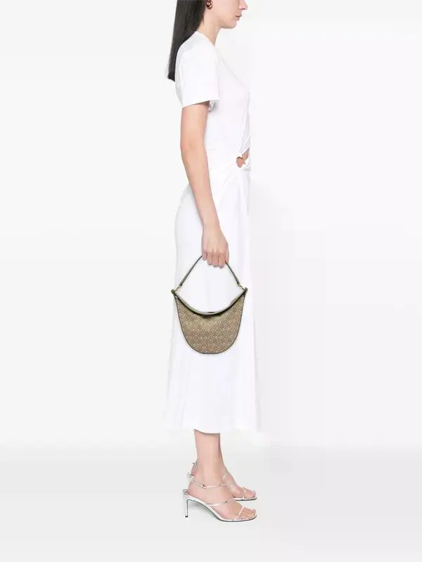 Loewe 2022 Anagram Canvas Luna Hobo Bag