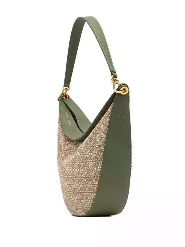 Loewe 2022 Anagram Canvas Luna Hobo Bag