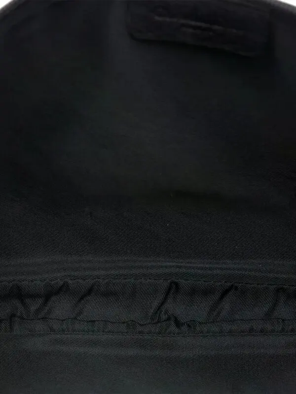 Dior 2001 Logo Grained Calfskin Clutch Bag