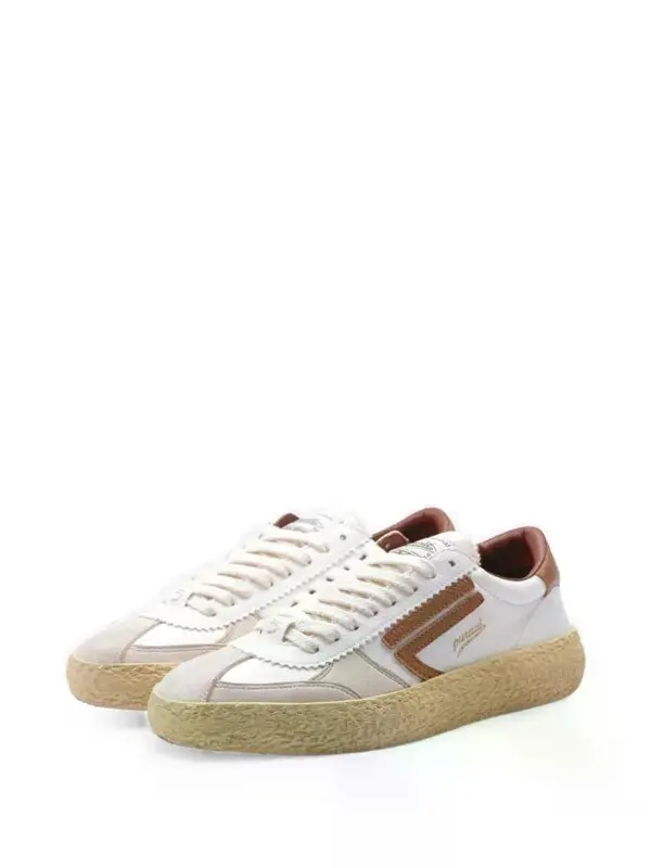 PURAAI Panelled Leather Sneakers