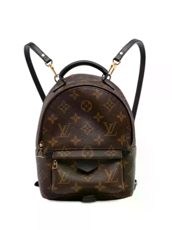 LOUIS VUITTON 2019 Monogram Mini Palm Springs Backpack - Brown