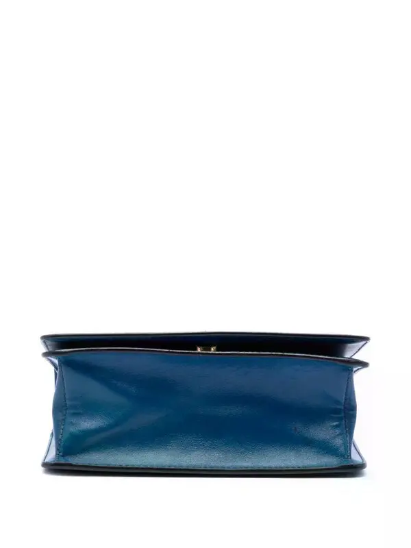 Prada 2010-2026 Mini Saffiano Chain Flap Crossbody Bag