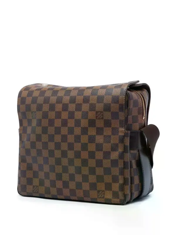 LOUIS VUITTON 2008 Damier Ebene Naviglio Crossbody Bag - Brown