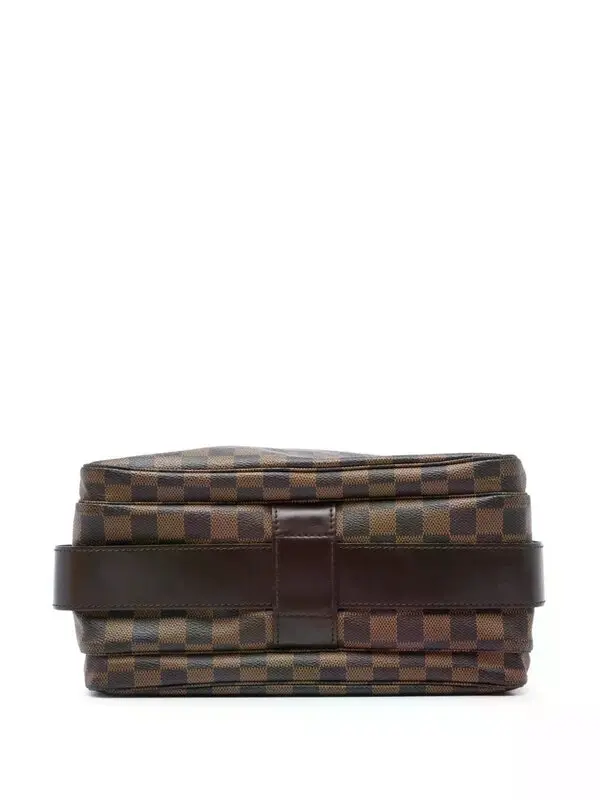 LOUIS VUITTON 2008 Damier Ebene Naviglio Crossbody Bag - Brown