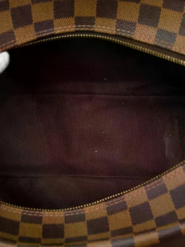 LOUIS VUITTON 2008 Damier Ebene Naviglio Crossbody Bag - Brown