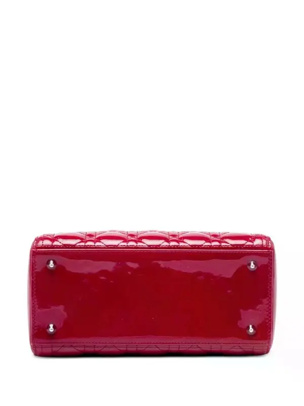 Dior 2013 Medium Patent Cannage Lady Satchel