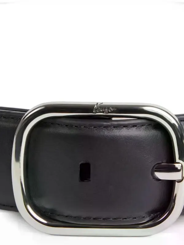 Kenzo Buckle Leather Belt