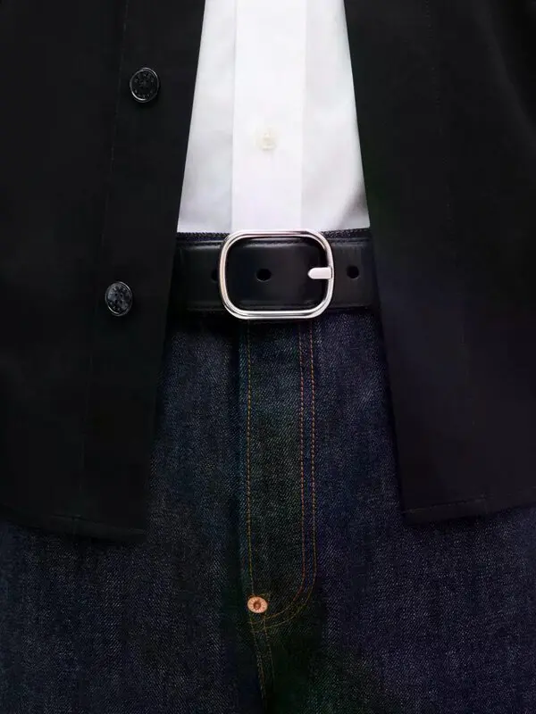 Kenzo Buckle Leather Belt