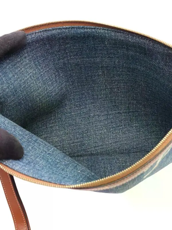 Celine 2015-2026 Triomphe Denim Clutch Bag