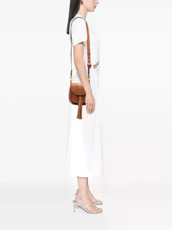 Chloé 2017 Small Leather Braided Hudson Crossbody Bag
