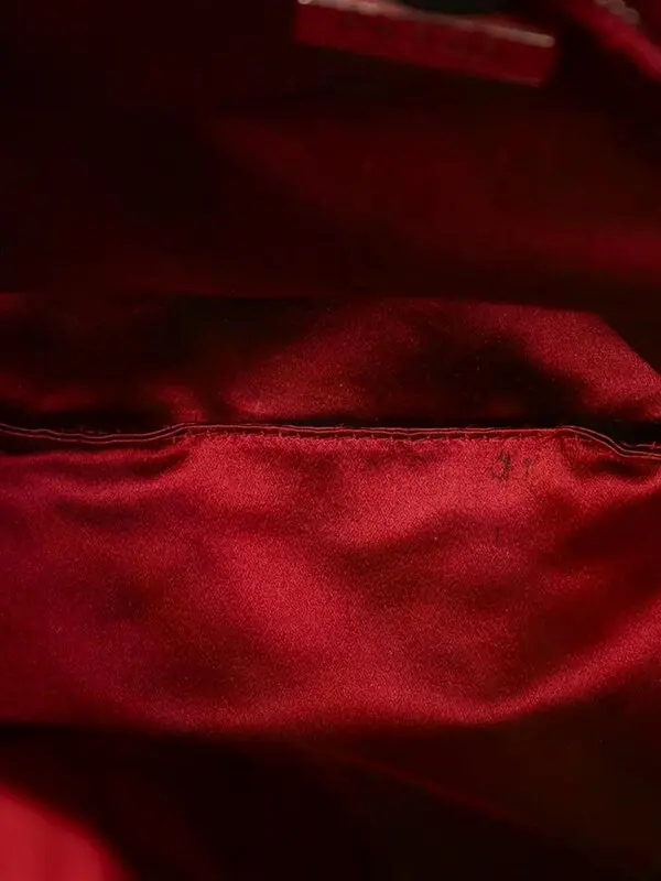 Prada 2010-2026 Tessuto Beaded Handle Hobo Bag