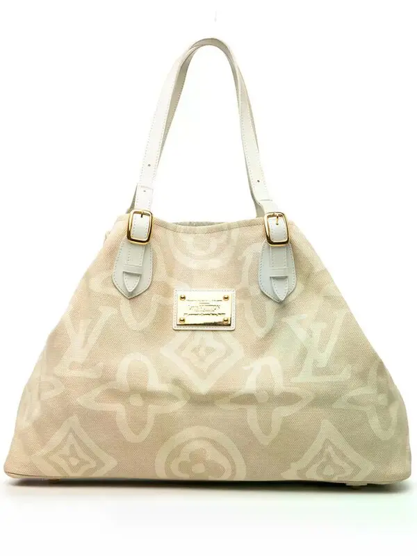 LOUIS VUITTON 2008 Monogram Tahitienne Cabas Gm Tote Bag - Neutrals
