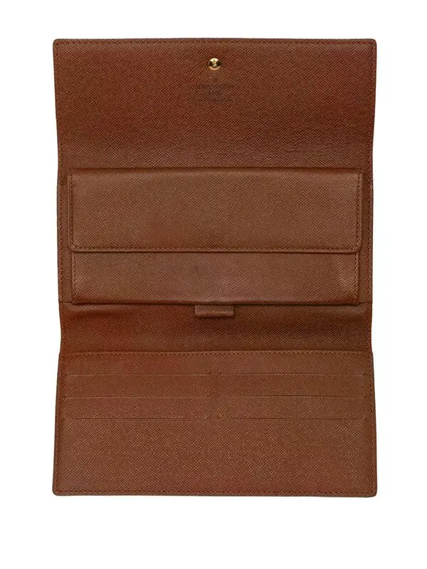 LOUIS VUITTON 2003 Monogram Porte Tresor International Long Wallets