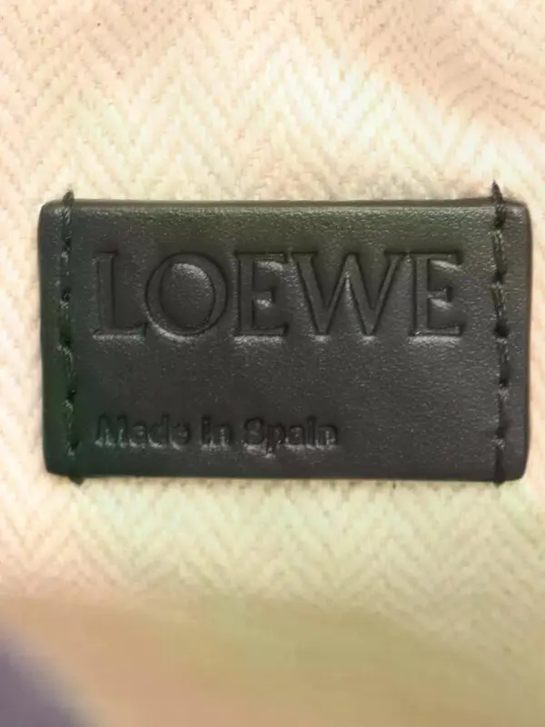 Loewe Braid Pocket Iraca Palm Pouch Crossbody Bag - Neutrals