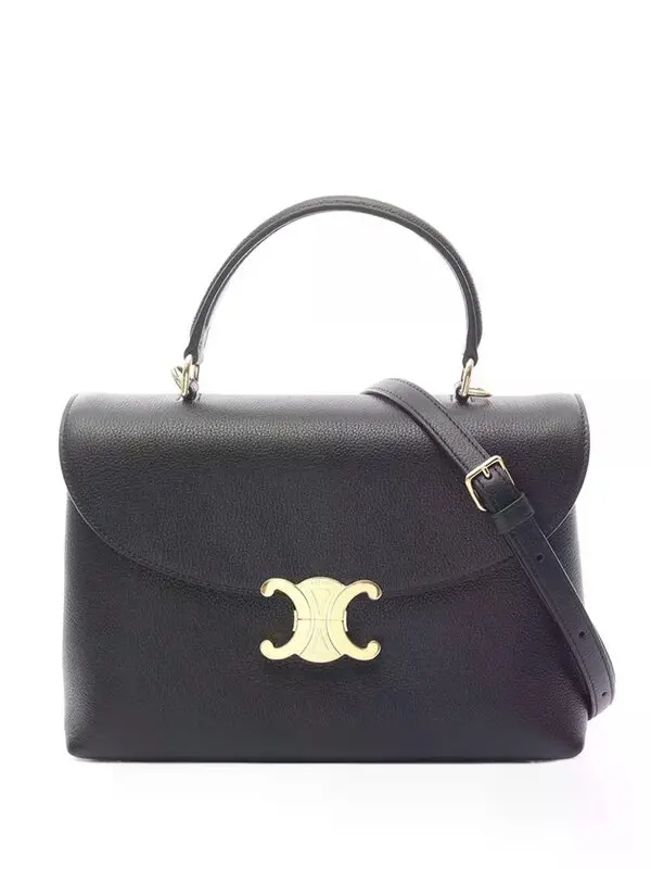Celine 2000-2026 Medium Supple Grained Calfskin Nino Bag Satchel