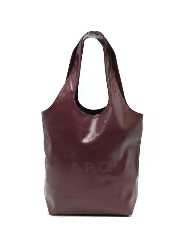 A.p.c. Small Logo-print Tote Bag - Red