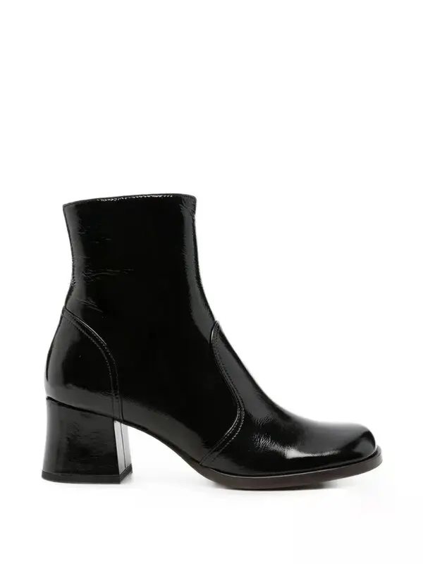 Chie Mihara Talena Leather Ankle Boots - Black
