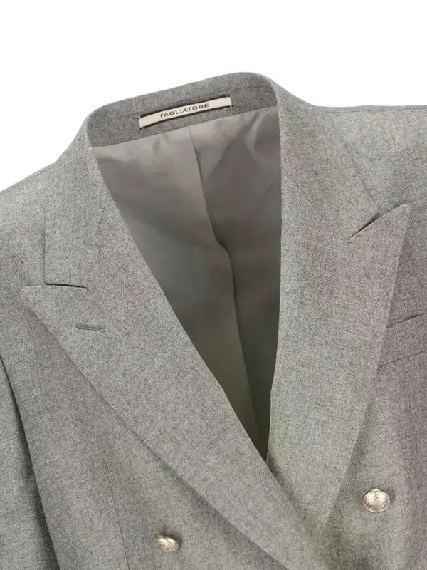 Tagliatore Double-breasted Peak Lapel Blazer