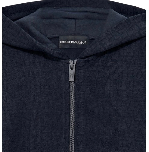 ARMANI Tracksuit In Jacquard Double Jersey With An Embossed Logo