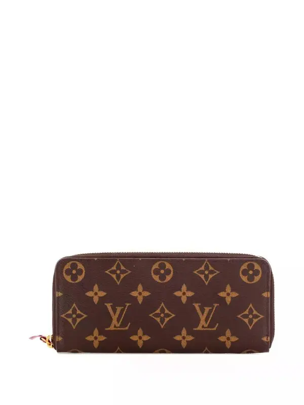 LOUIS VUITTON Clemence Wallet Monogram Canvas Small Wallets
