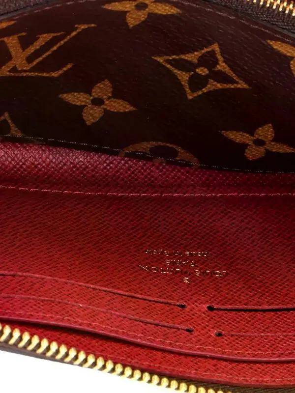 LOUIS VUITTON Clemence Wallet Monogram Canvas Small Wallets