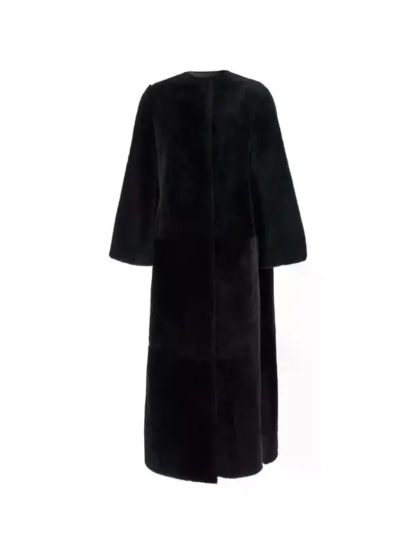 YVES SALOMON Long Faux-fur Coat