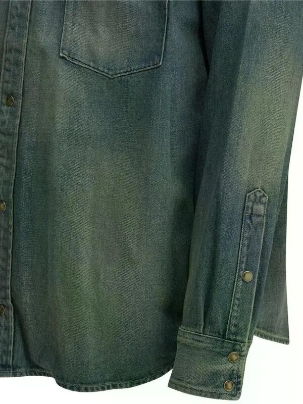 A.PRESSE Western-yoke Denim Shirt