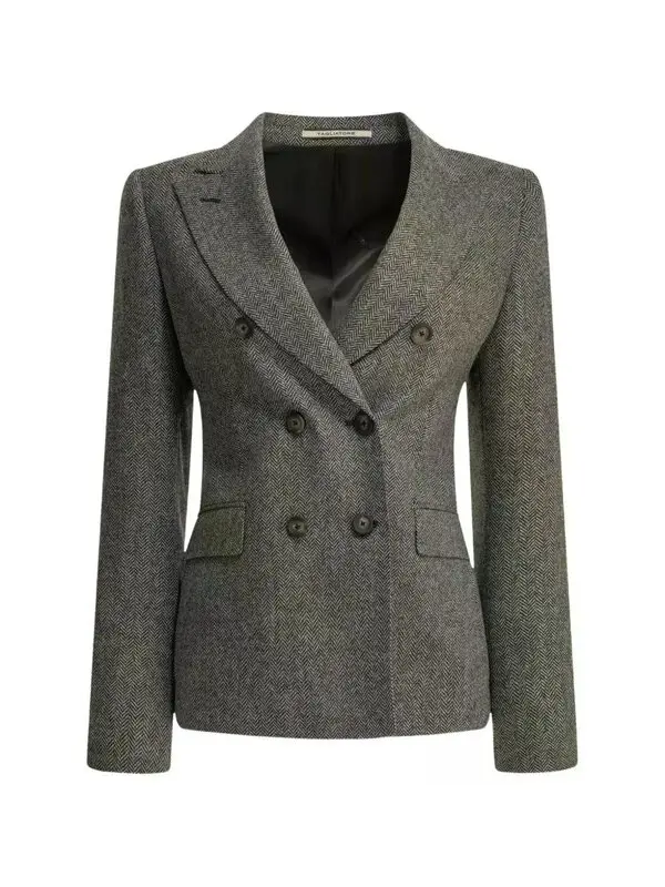 Tagliatore Herringbone Double-breasted Blazer